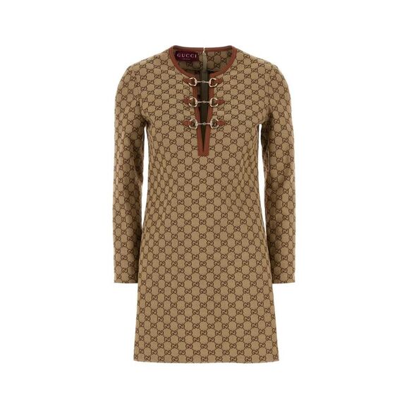 Gucci | Dresses | Gucci Women Gg Supreme Fabric Mini Dress | Poshmark